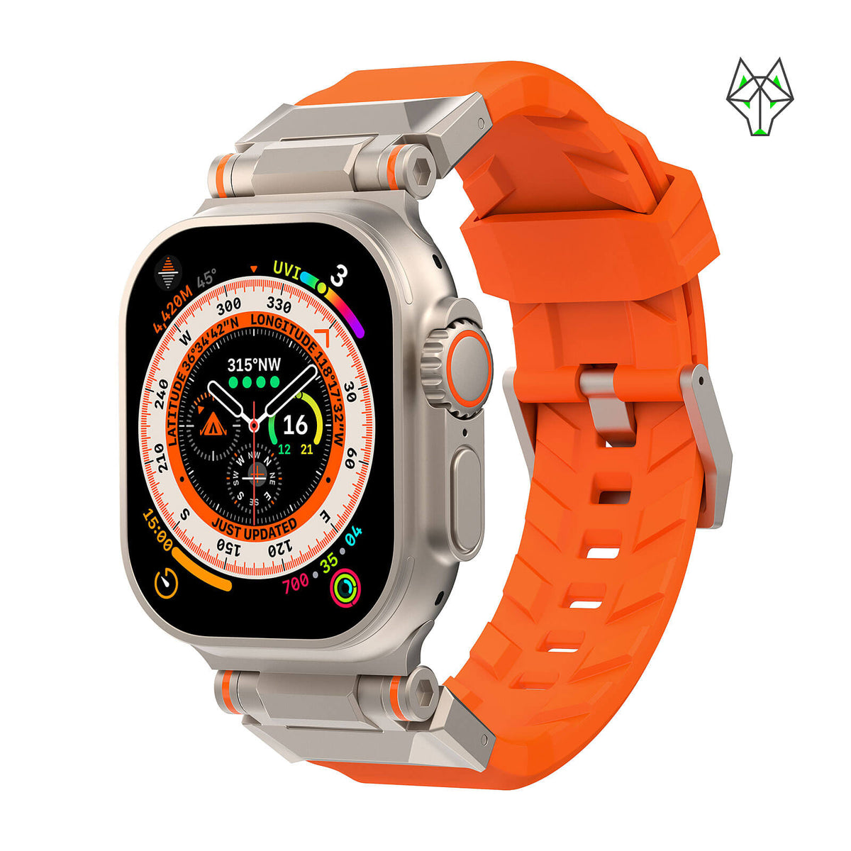 WolfBand Explorer Delta - Bracelet for Apple Watch – WolfProtect.de